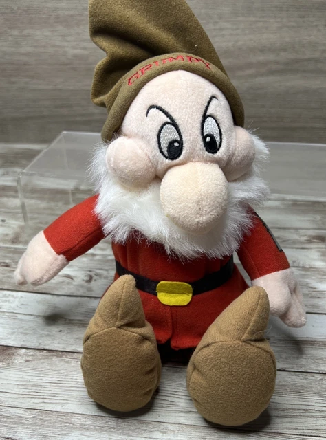 DISNEY STORE EXCLUSIVE Snow White & Seven Dwarfs Grumpy Plush Doll 11 ...
