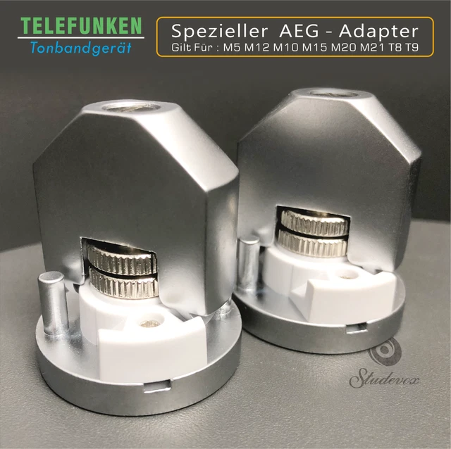 TELEFUNKEN AEG ADAPTER,NUE,1 Paar,für M5 M12 M10 M15 M20 M21 T8 T9. EUR ...