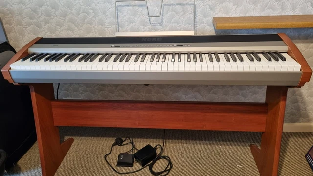 KORG SP-300 DIGITAL Piano with Stand and Sustain Pedal in Superb ...
