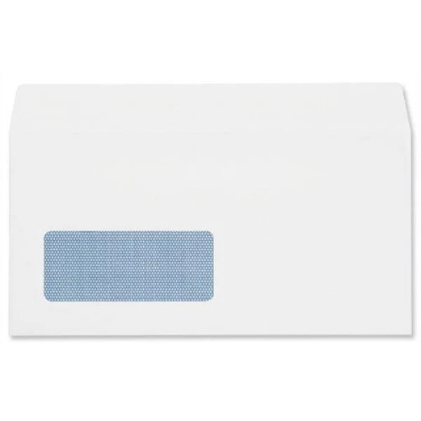 WHTE DL WINDOW Envelope 80gsm X1000 712124 Lyreco Genuine Top Quality ...