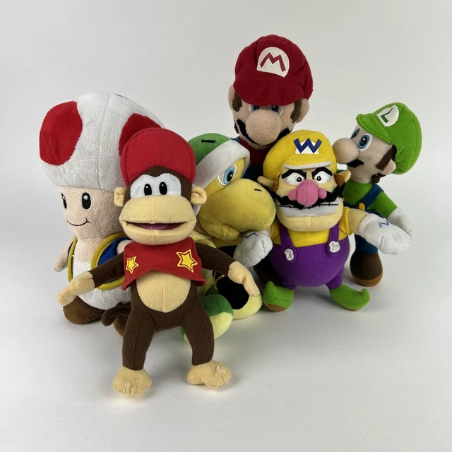 NINTENDO SUPER MARIO Soft Toys Plush Playset Bundle Video Gaming ...