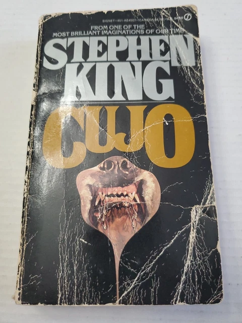 CUJO PAPERBACK BOOK by Stephen King 1982 First Edition Signet EUR 9,22 ...