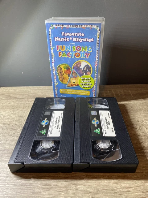 FAVOURITE MUSIC & Rhymes At The Fun Song Factory (2002, U) PAL VHS ...