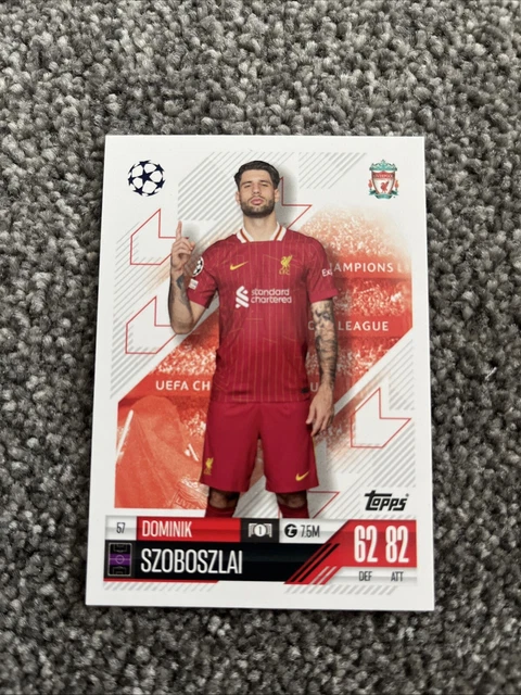 MATCH ATTAX 2024/2025 24/25 Dominik Szoboszlai 57 Football Card £0.99 ...