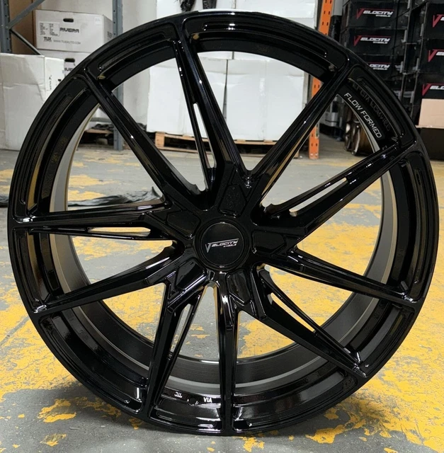 21&/AUDI RS6 (C7 & C8)/Velocity VF2 Flow Formed/Gloss Black/9j/Alloy ...