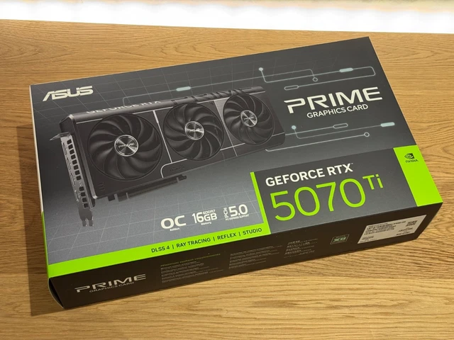 ASUS PRIME GEFORCE RTX 5070 Ti 16GB GDDR7 OC Edition Grafikkarte – NEU ...