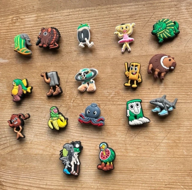 BRAIN ROT CROC Type Shoe Charms Jibbitz X 17 Brand-New £7.05 - PicClick UK
