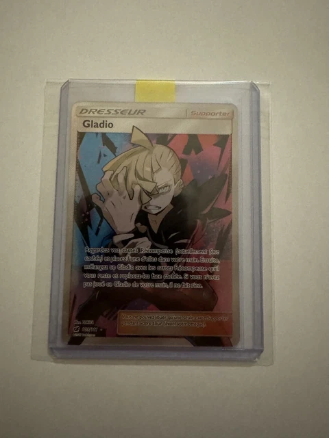 CARTE POKÉMON GLADIO 109/111 Dresseur Full Art - SL4 Invasion Carmin FR ...