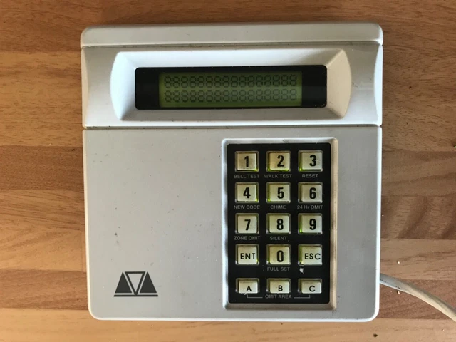 1 X USED Menvier TS900-REM LCD Intruder Alarm Keypad £60.00 - PicClick UK