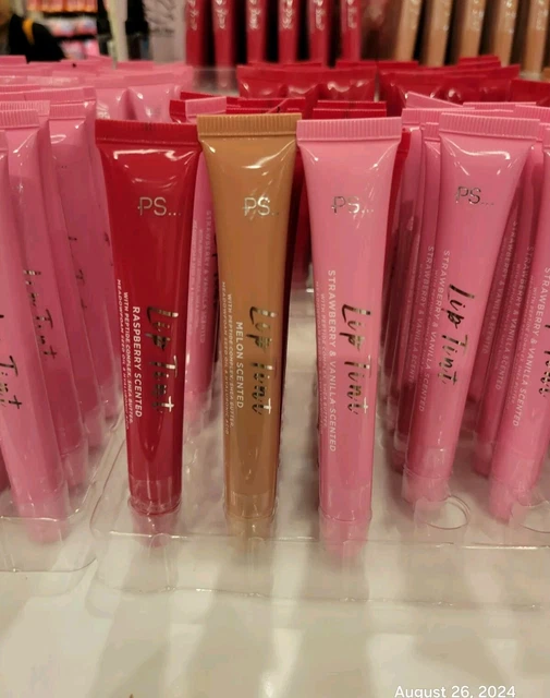 PRIMARK PS LIP Tint strawberry vanilla Raspberry Melon scented Pink ...