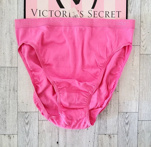 VICTORIA'S SECRET PINK 100% Cotton Vintage Signature Band L Hi-Leg ... VICTORIA'S SECRET PINK 100% Cotton Vintage Signature Band L Hi-Leg ...