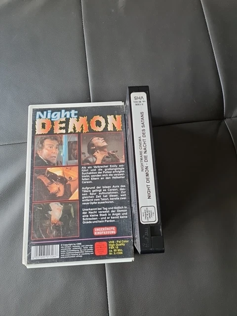 VHS NIGHT DEMON " Percival Rubens" EUR 49,00 - PicClick FR