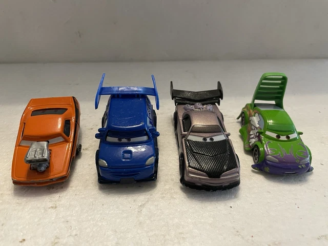 DISNEY PIXAR CARS X4 Bad Boys Boost - DJ - Wingo - Snotrod - Diecast 1: ...