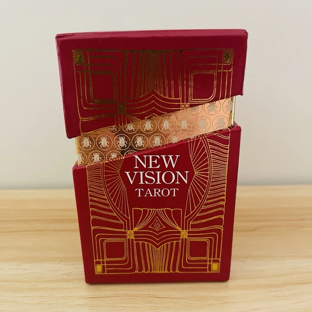 NEW VISION TAROT Cards Italian Deck Premium Gold Edition Lo Scarabeo ...
