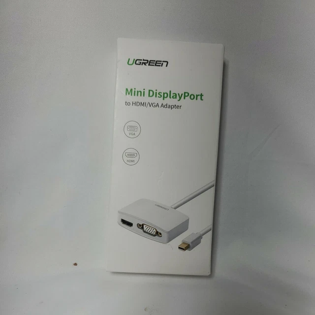 UGREEN MINI DISPLAYPORT to HDMI VGA Adapter, 4K Thunderbolt 2 Adapter 2 ...
