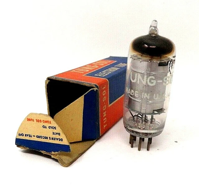 VINTAGE ELECTRON TUBE - 6BC7 Tung-Sol NOS Tube in box VET170 £12.53 ...