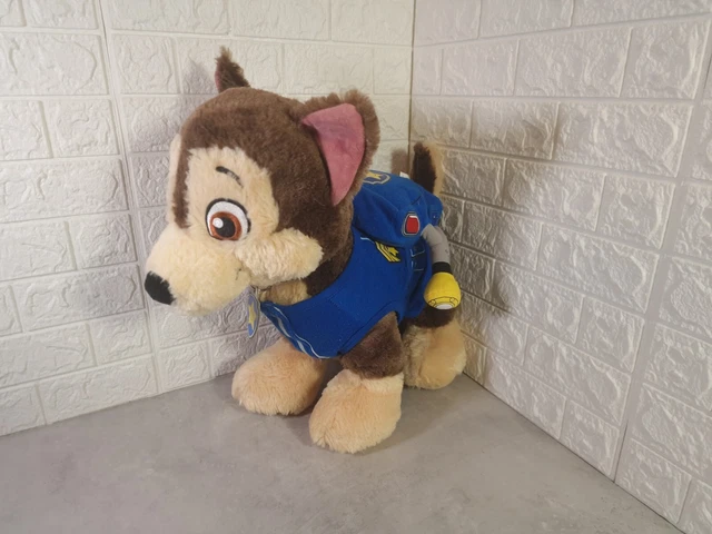 BUILD A BEAR Chase Paw Patrol Plush Soft Toy Teddy Backpack, Outfit ...