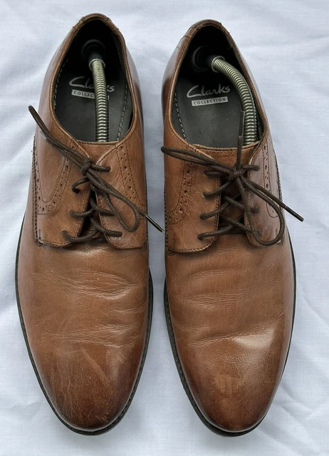 SCARPE STRINGATE DA uomo Clarks Collection Chart Walk taglia UK 9 G EUR ...