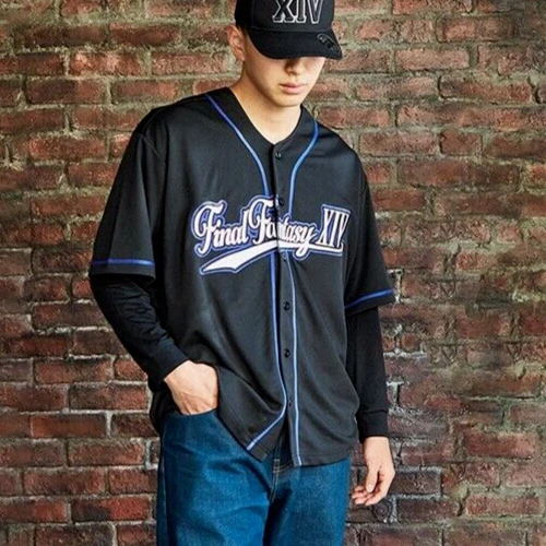 FINAL FANTASY XIV Fan Festival 2024 Official Uniform Jersey Black JAPAN ...