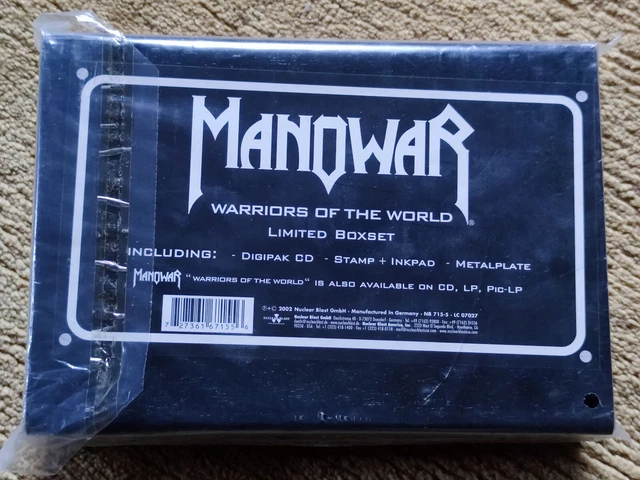 MANOWAR - WARRIORS Of The World LTD BOX-SET Holzbox EUR 69,00 - PicClick IT