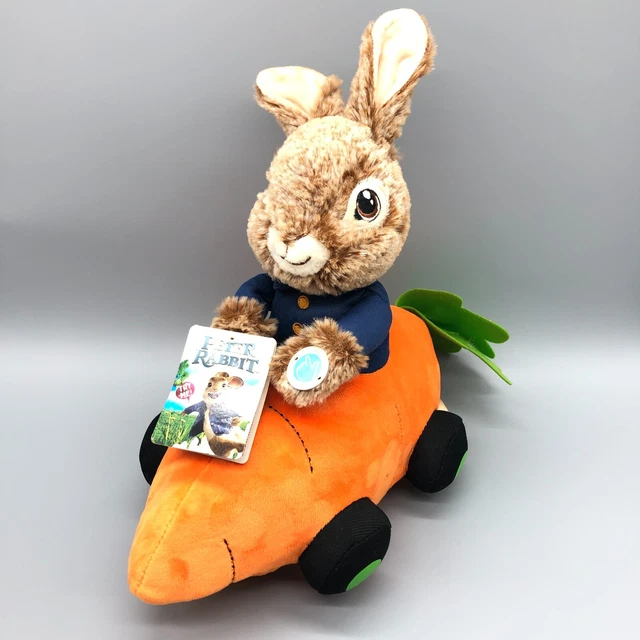 PETER RABBIT MOVIE Plush Driving Carrot Car Dan Dee Musical Animated ...