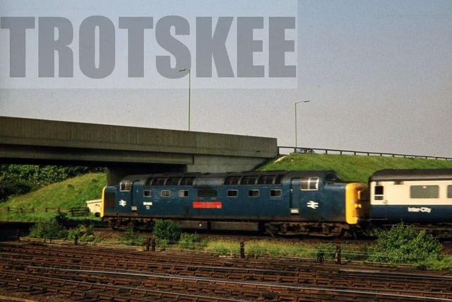 35MM SLIDE BR British Railways Diesel Loco Class 55 55006 York 1978 ...