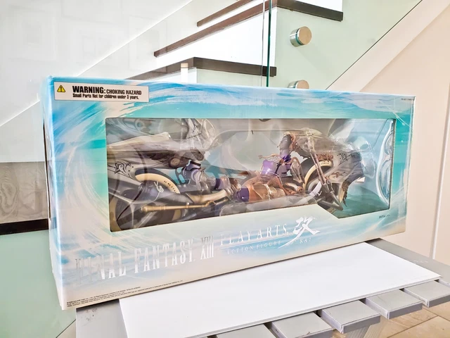 FINAL FANTASY XIII Play Arts Kai Shiva Sisters Bike Action Figure Set ...