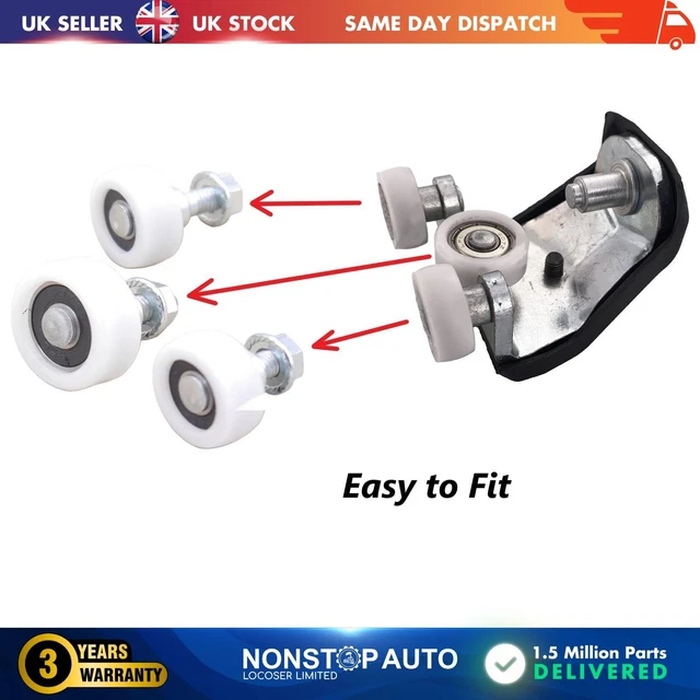 SLIDING DOOR ROLLER Guide Hinge Bearing Top L or R For IVECO Daily III ...