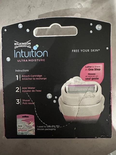 WILKINSON SWORD INTUITION Ultra Moisture Razor Blades - Pack of 3 £5.45 ...