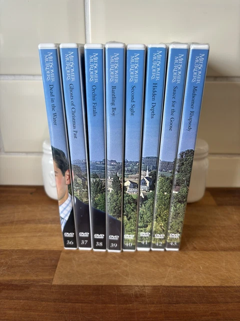 MIDSOMER MURDERS SERIES Season 8 Eight Bundle DVD Collection Midsummer ...