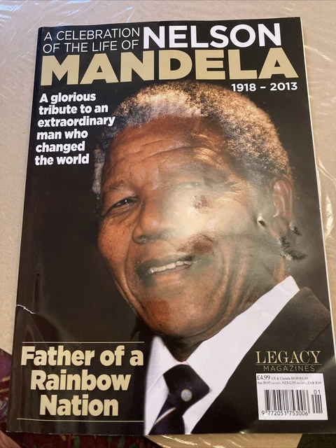 A CELEBRATION OF The Life Of Nelson Mandela ~ Bookazine - Magazine ...