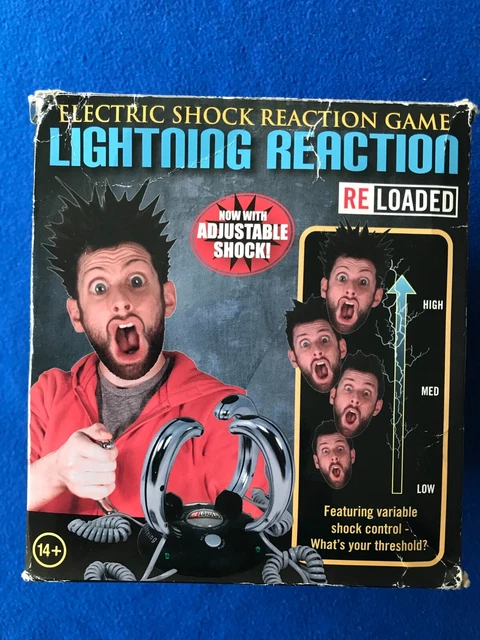 LIGHTNING REACTION ELECTRIC Shock Reaction game adjustable shock level ...