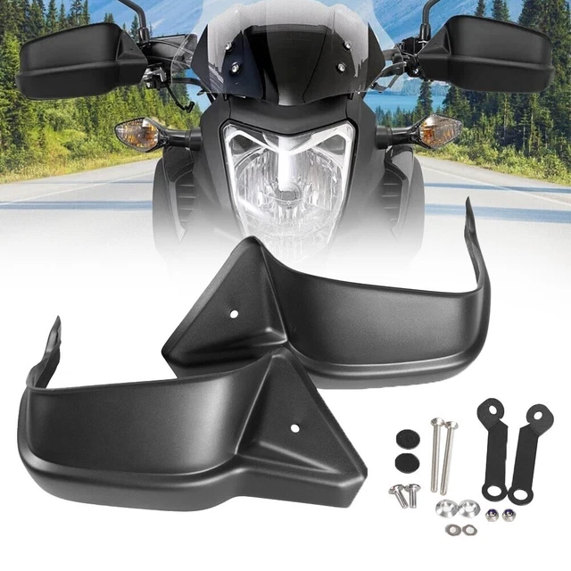 PAIRE DE GARDE-MAINS moto bouclier main protection prot ge-mains noir ...