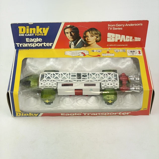 VINTAGE BOXED DINKY Toys Eagle Transporter Space 1999 No. 359 Green £ ...