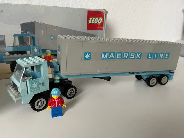 LEGO MAERSK LINE Container Truck (1651) - SUPER RARE - 100% complete ...