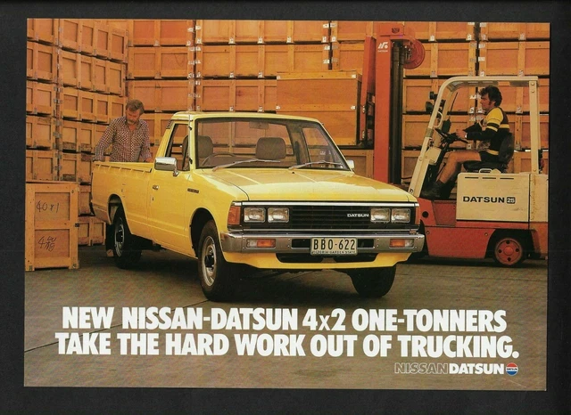 NISSAN DATSUN 4X2 One-Tonners Specifications Brochure May 1983 $27.50 ...