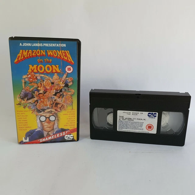 AMAZON WOMEN ON the Moon VHS Video Cassette CIC Video VHR 1293 PAL £6. ...