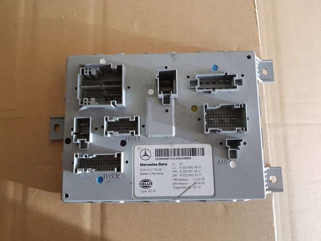 MERCEDES-BENZ W222 SAM Sicherungskasten ECU Steuergerät A2229005807 EUR ...