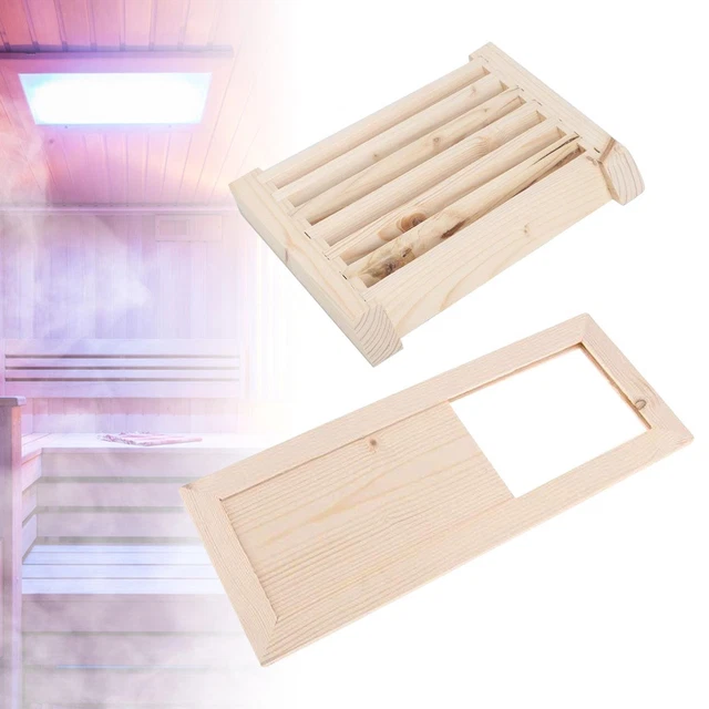 SAUNA ROOM AIR Vent Grille Ventilation Louvers for Steam Room Bathroom ...