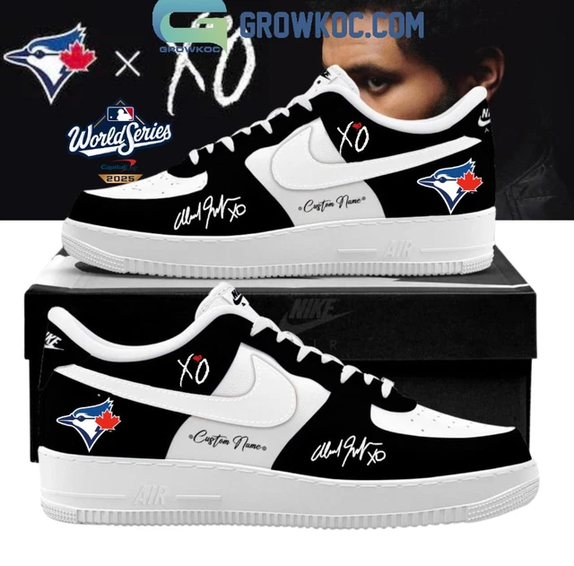 TORONTO BLUE JAY X The Weeknd World Series 2025 Black Air Force 1 ...