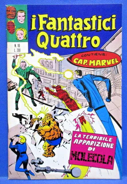 I FANTASTICI QUATTRO 16 prima serie CORNO 1971 originale ECCELLENTE ...