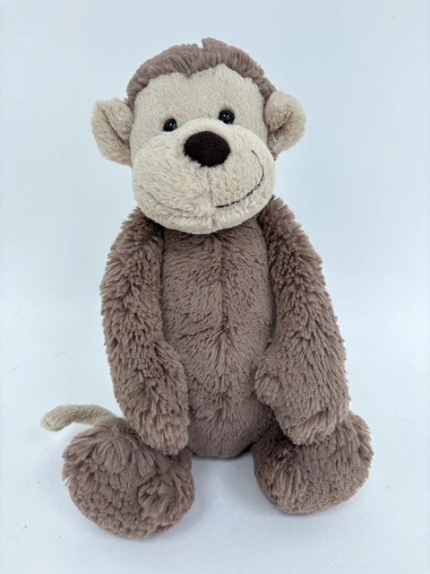 JELLYCAT BASHFUL MONKEY Medium Collectable Plush Toy Bear Child's Toy £1.00 - PicClick UK
