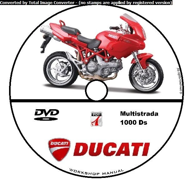 DUCATI MULTISTRADA 1000DS 2003 WORKSHOP MANUAL MANUALE OFFICINA SERVICE ...