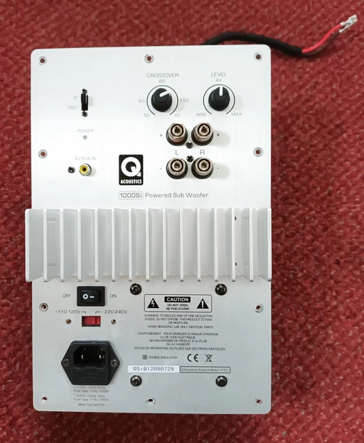 Q ACOUSTICS 1000SI Subwoofer PSU and Amplifier board 100W FAULTY!!! £17 ...