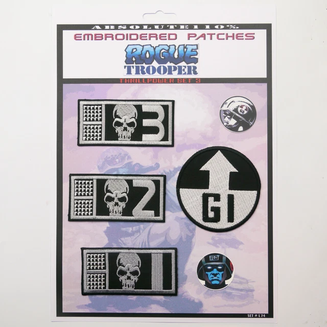 ROGUE TROOPER GI / BIOCHIP Patch Set (2000AD)- Iron-On Patch Mega Set ...
