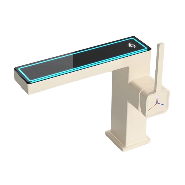 HYDROPHOBIC STAIN RESISTANT Glass Waterfall Tap with Fine Water Outlet ...