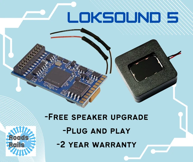 NEW LOKSOUND SOUND Decoder For Heljan OO Gauge 4mm AEC GWR Railcar, DCC ...