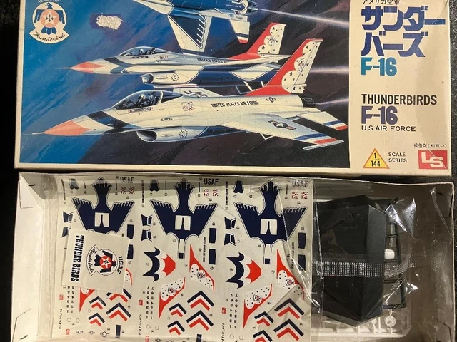 LS 1/144 SCALE General Dynamics Thunderbirds F-16 Model Airplane Kit no ...