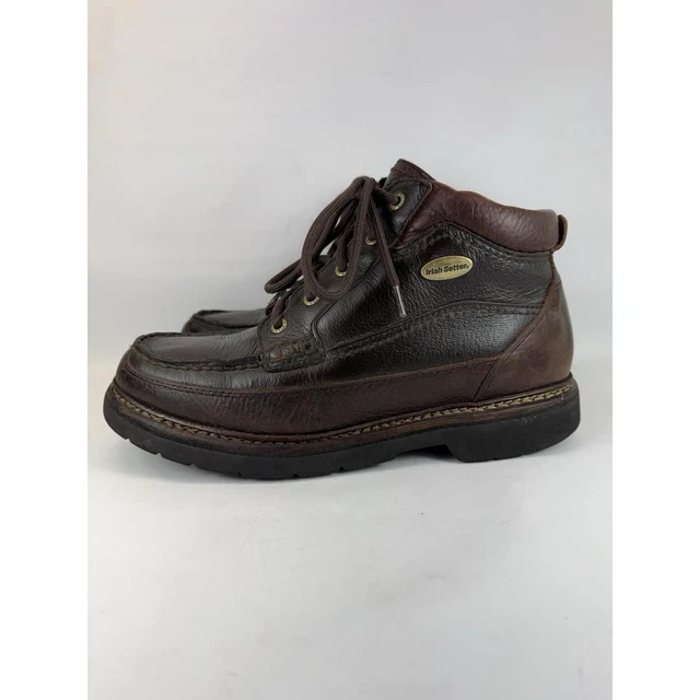 IRISH SETTER CHUKKA Boots Moc 8.5 Brown Leather Gorpcore Workwear ...