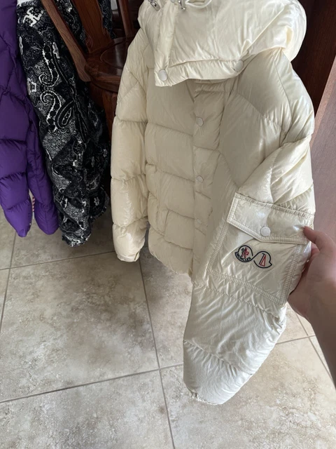 MONCLER MAYA GR. 3 20th Anniversary Puffer Jacket White/Cream EUR 1.548 ...
